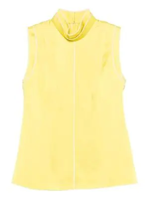JIL SANDER Sleeveless Top Yellow