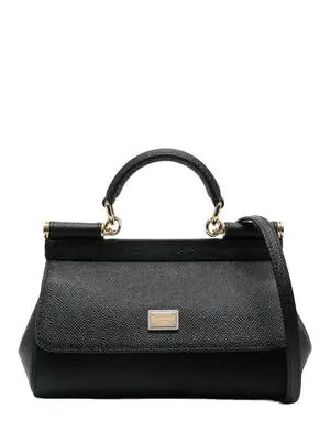 Dolce & Gabbana Dolce & Gabbana Mini Sicily Stampa Dauphine Black
