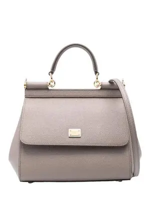 Dolce & Gabbana Dolce & Gabbana Sicily Small Bag Stampa Dauphine Gray