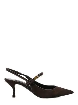 DOLCE & GABBANA Dolce & Gabbana Suede Slingback Pumps