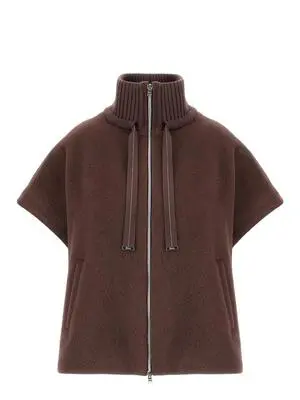 Herno Alpaca Cape - Brown