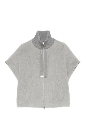Herno Alpaca Cape - Gray