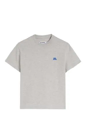 JIL SANDER Jil Sander Embroidered Logo T-Shirt Gray
