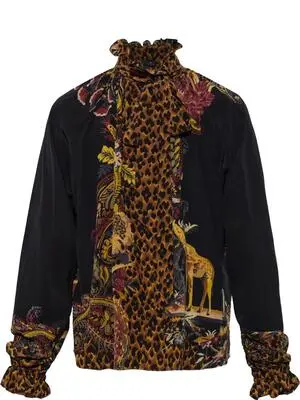 Etro Animalier Print Tunic - Black