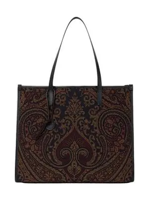 Etro Devore' Shopping Bag Black