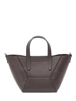 Brunello Cucinelli Brunello Cucinelli Mini Tote Bag Brown
