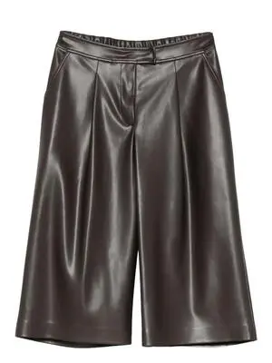 ALPHA STUDIO ALPHA STUDIO Faux Leather Shorts