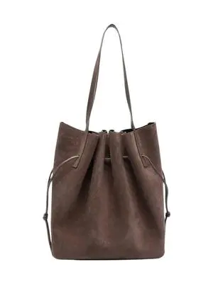 Yuzefi Scallop Tote - Brown