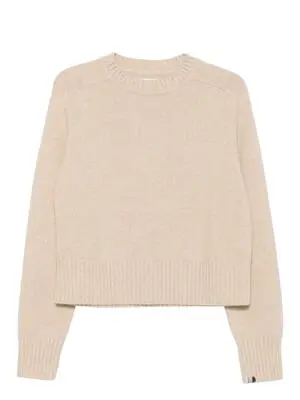 Extreme Cashmere Please Cashmere Crew Neck Pullover Beige