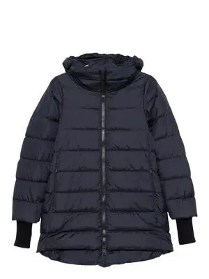 Herno Herno A-Shape Chamonix Hooded Puff Coat Blue