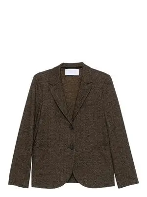 Harris Wharf London Harris Wharf London Stand Up Collar Blazer Brown