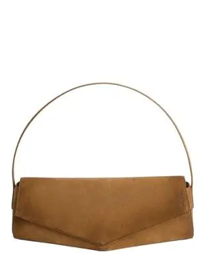JIL SANDER Kante Flap Shoulder Bag - Brown