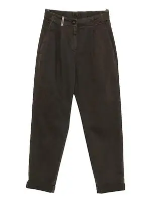 Peserico Peserico Cuffed Trousers Brown