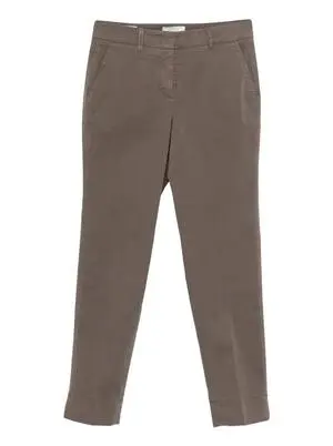 Peserico PESERICO Straight Leg Trousers Brown