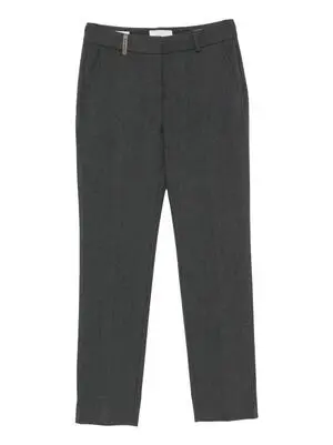 Peserico Peserico Straight Leg Trousers Gray