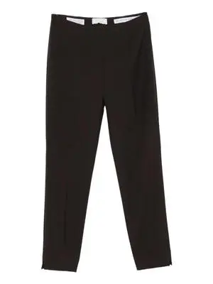 Peserico Side Zip Trousers - Brown