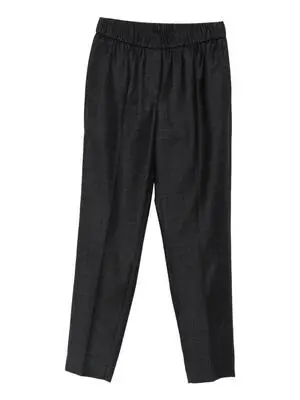 Peserico Check Trousers - Blue
