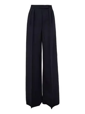 Max Mara Marengo Wool Trousers - Black
