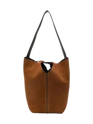Hereu Suede Bucket Bag - Brown