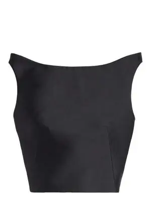 JIL SANDER Crop Top - Black