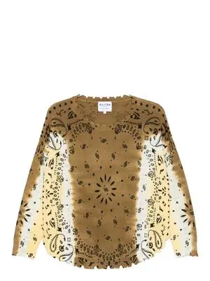 KUJTEN Cashmere Crew Neck Sweater - Beige