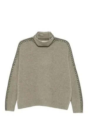 KUJTEN Thea Cashmere Sweater - Green