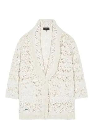 Alanui Lagoon Romance Cardigan - White