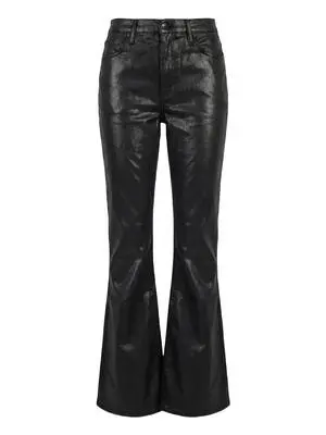 Rag & Bone The Dhalia Mid-rise Flare Trousers - Black