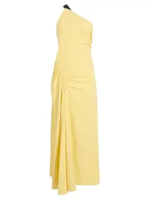 Proenza Schouler Sirena Crinkled Maxi Dress - Yellow