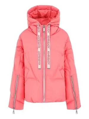 Khrisjoy Iconic Milano Mat Nylon Puffer Coat - Fuchsia