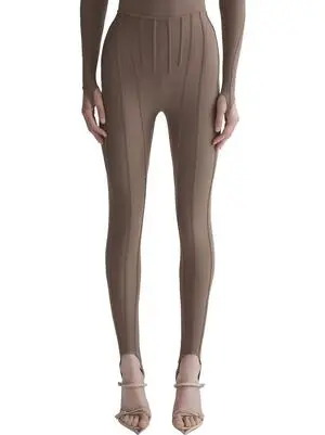 MUGLER Corseted Leggings