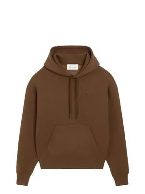 AMI Paris Hooded Sweatshirt - Brown
