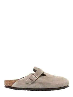 BIRKENSTOCK Boston Bs Suede Loafer - Beige