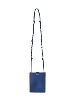 JIL SANDER Small Tangle Leather Bag - Blue