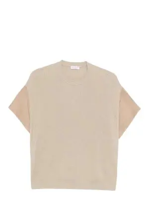 Brunello Cucinelli Brunello Cucinelli Cashmere Crew Neck Sweater Beige