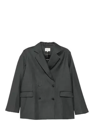 Loulou De Saison LOULOU DE SAISON Donau Virgin Wool Jacket Gray