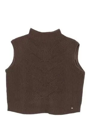 Herno Herno Sleeveless Wool Sweater Brown