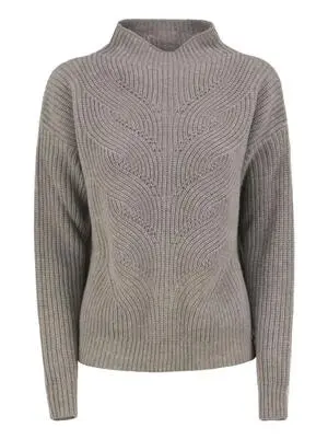 Herno Cable Knit Sweater - Gray