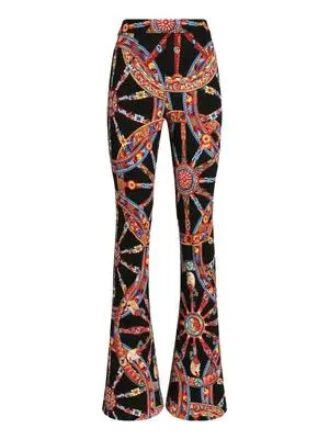Dolce & Gabbana Carretto Print Trousers - Black