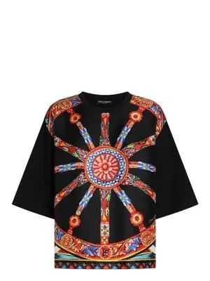 DOLCE & GABBANA Carretto Print Tee