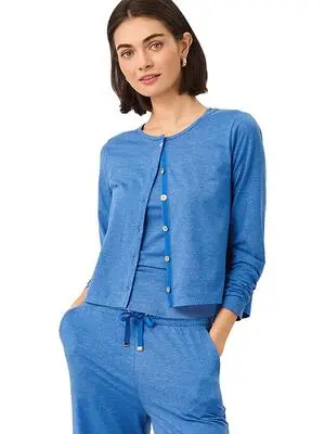 Lilly Pulitzer® Upf 50+ Kai Cardigan - Blue