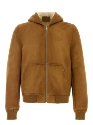 Prada Zip-up Hooded Jacket - Brown