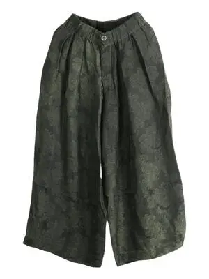 UMA WANG High-waisted Wide-leg Trousers - Darkgreen
