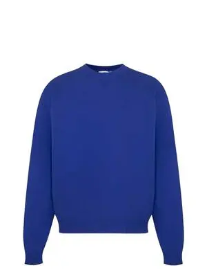 JIL SANDER Crew-neck Sweatshirt Blue