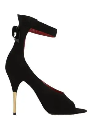 Valentino Garavani Vlogo Signature Heeled Sandals - Black