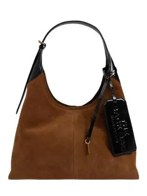 Marc Jacobs Suede Magnetic-closure Shoulder Bag - Brown