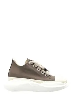 Rick Owens Jumbolace Abstract Low Sneaks - Grey