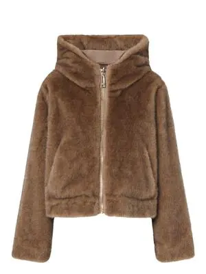 Liu Jo Reversible Teddy Jacket - Beige