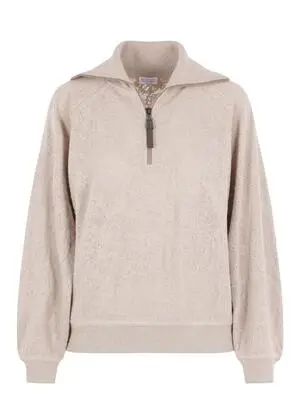 BRUNELLO CUCINELLI Brunello Cucinelli Long-Sleeved Half-Zip Jumper