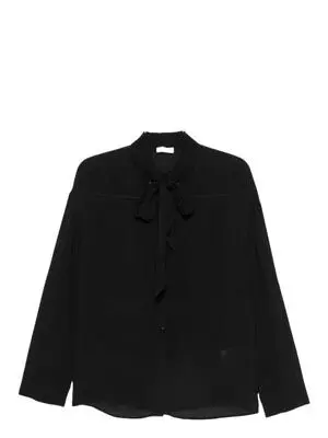 Liu Jo Pussy-bow Shirt - Black